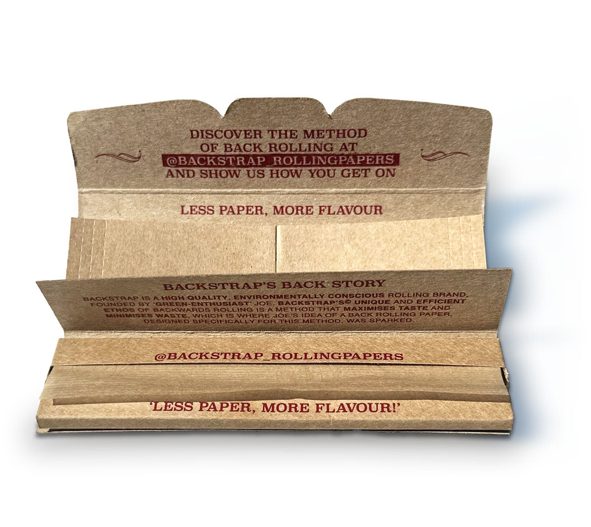 Raw wood Back rolling paper